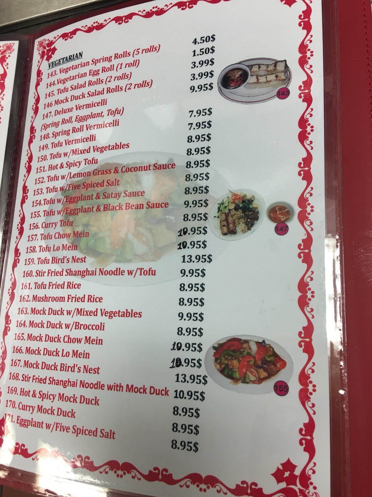 Menu at Vi-Ann Restaurant, Winnipeg, Notre Dame Ave