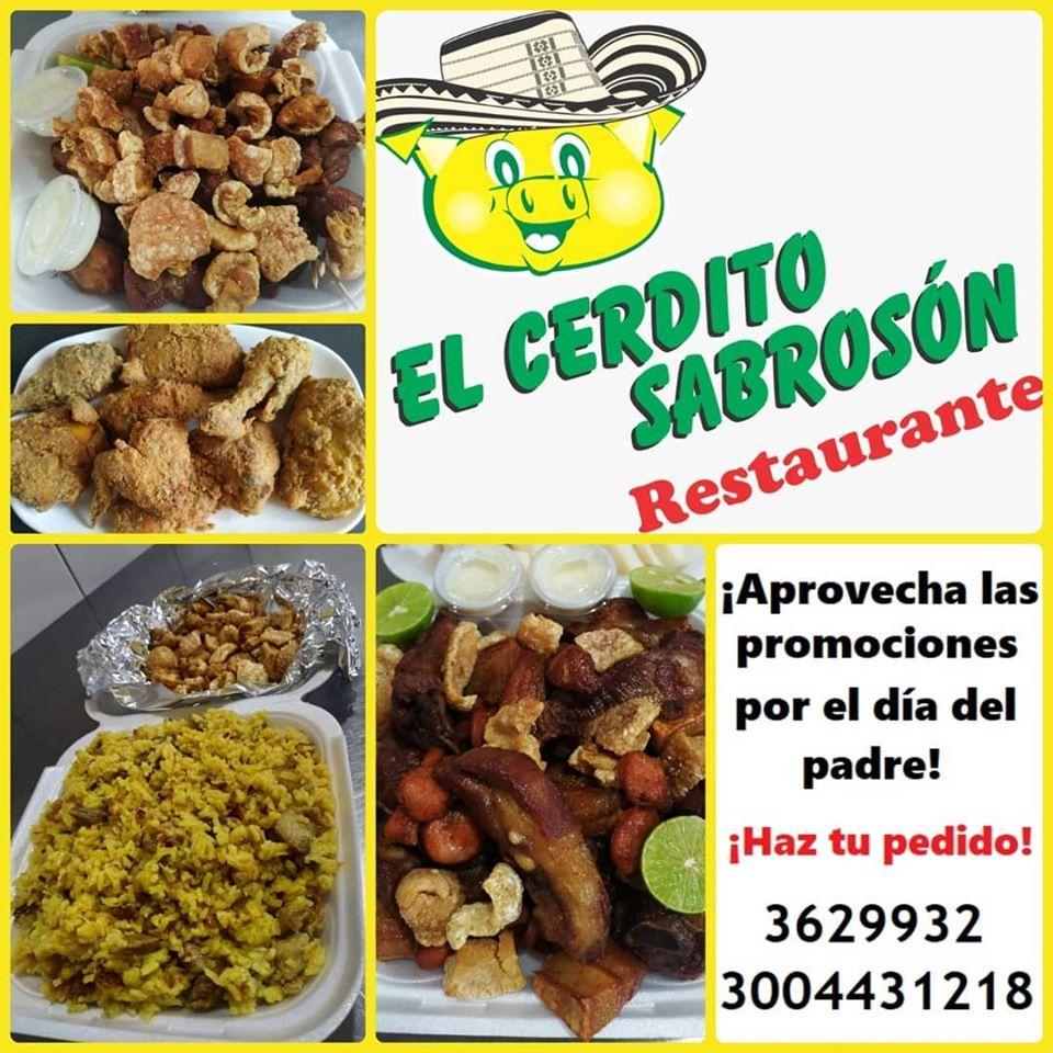 Menu at EL CERDITO SABROSÓN restaurant, Barranquilla