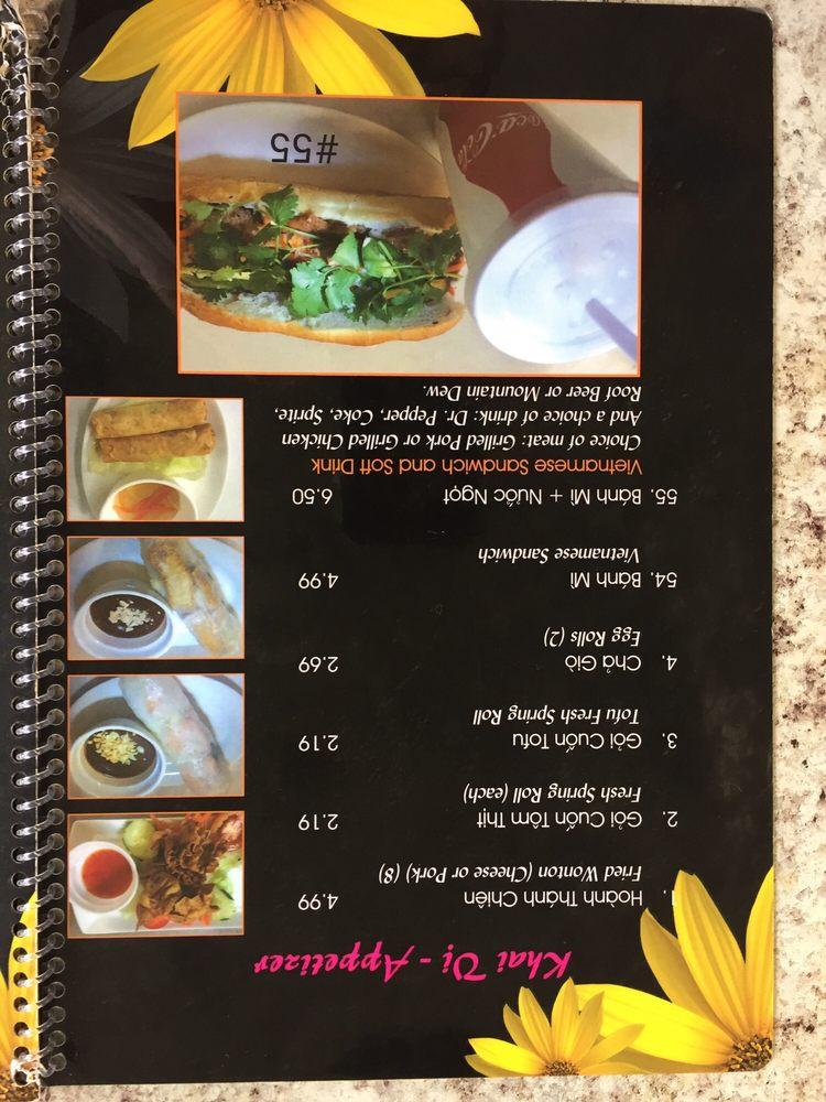 Menu at Pho 102 restaurant, Tumwater, Littlerock Rd SW #113B