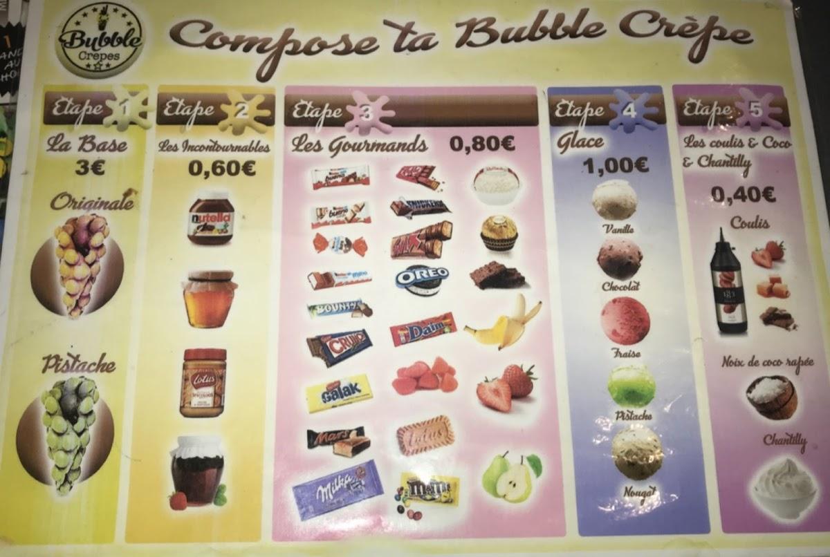 Menu au Takos King restaurant, Drancy