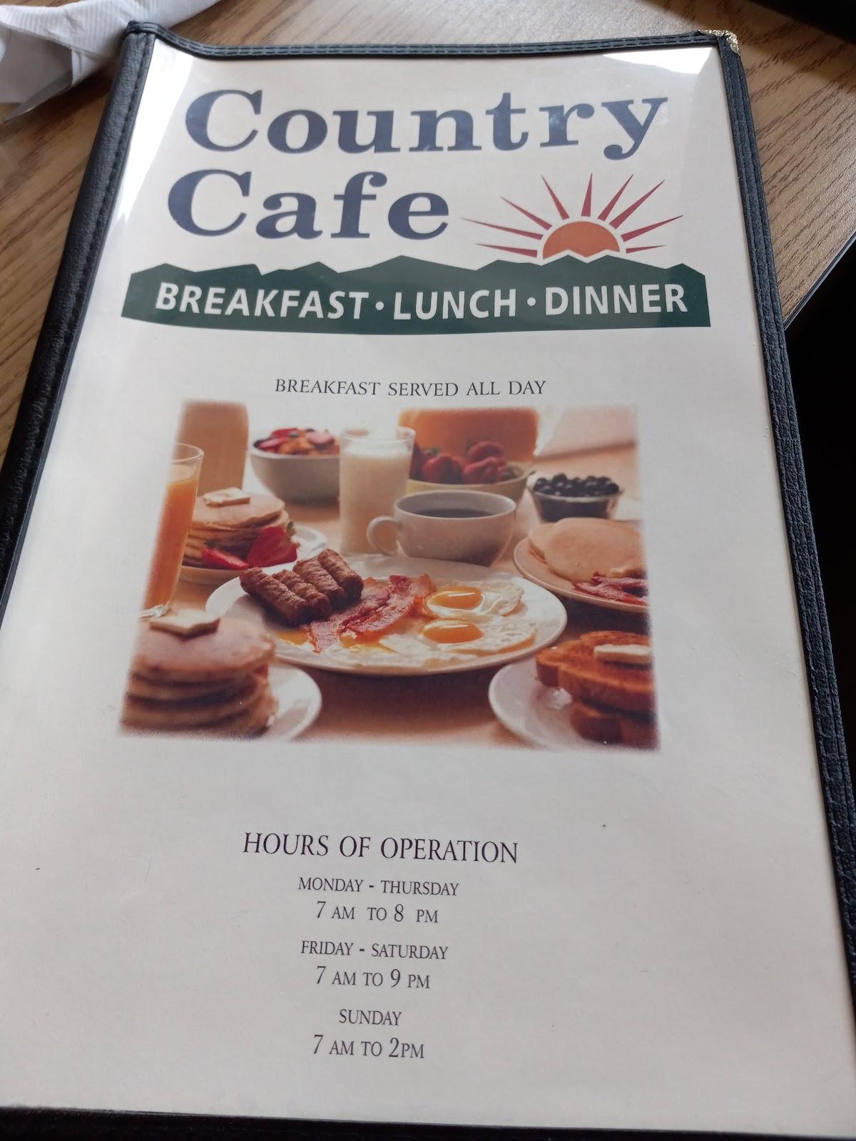 Menu at Country Cafe, Wichita, S Seneca St