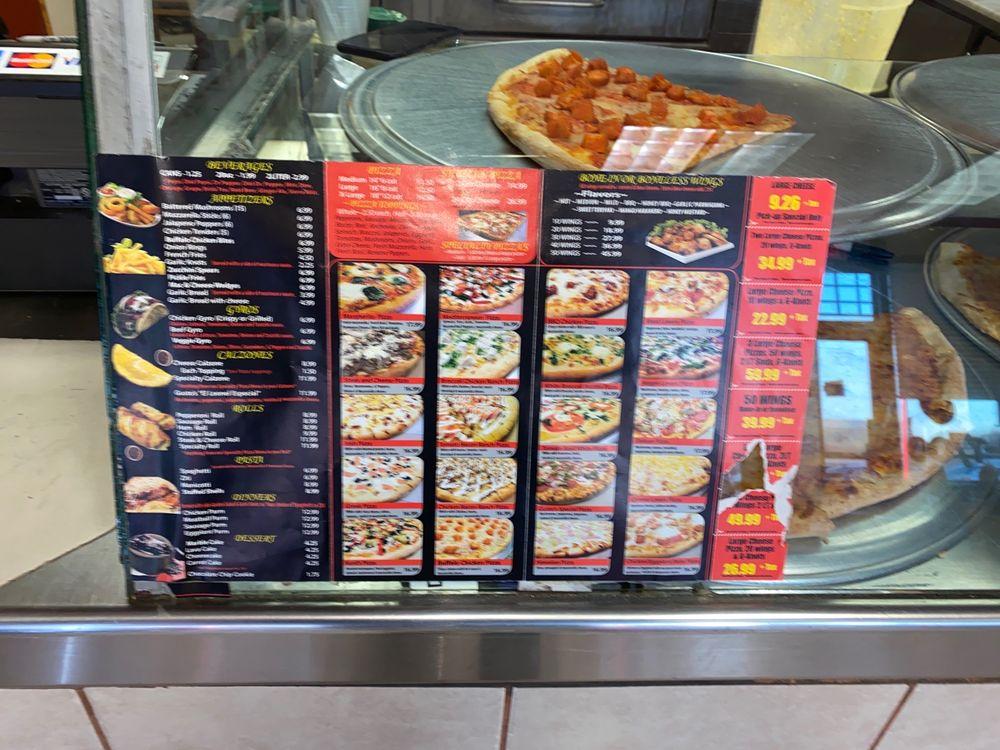 Menu at Gusto's Pizza pizzeria, Delmar
