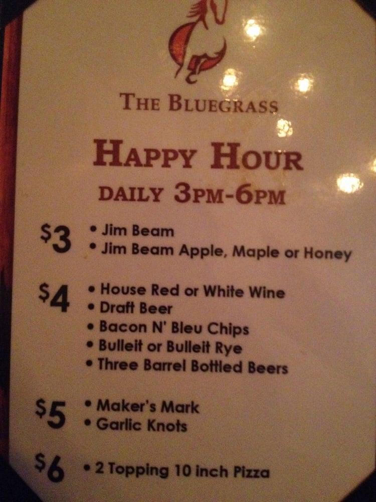 Menu at The Bluegrass Lounge - Olde Town pub & bar, Arvada