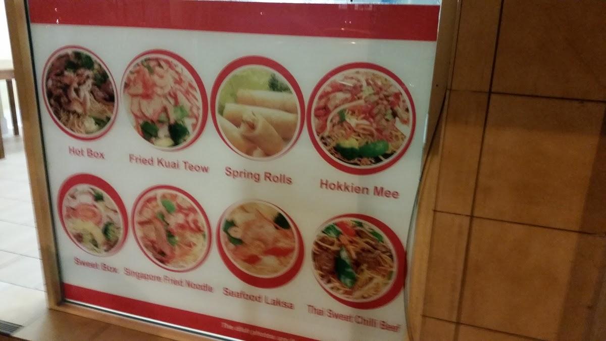 Menu at Amazing Noodle fast food, Wallsend