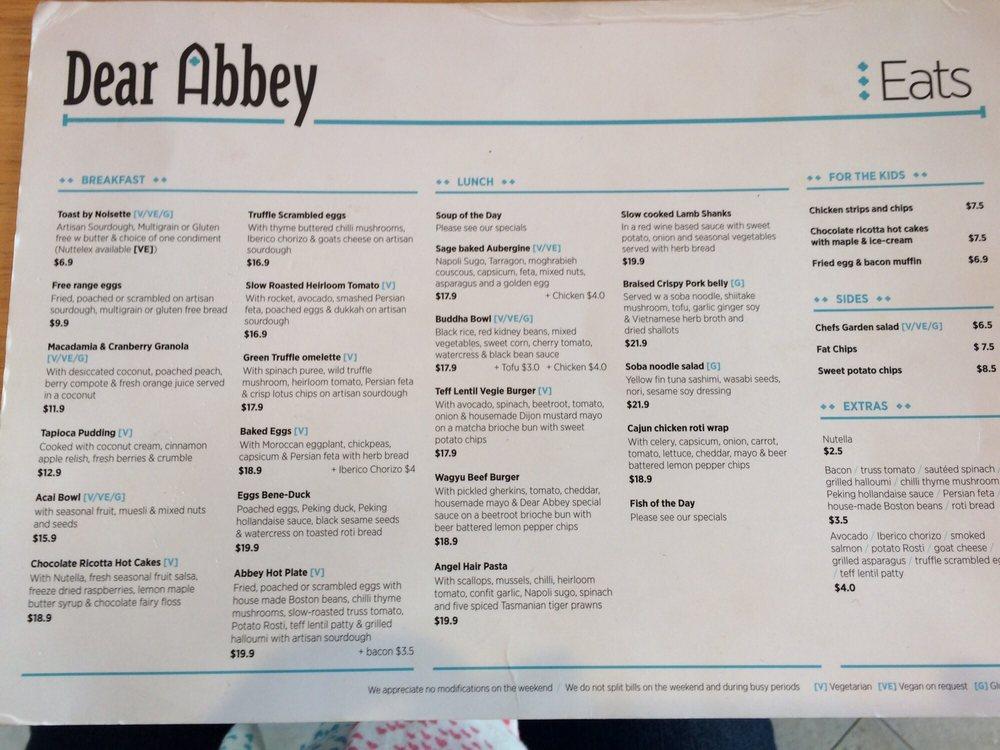 Menu at Quarter Two Cafe, Moonee Ponds