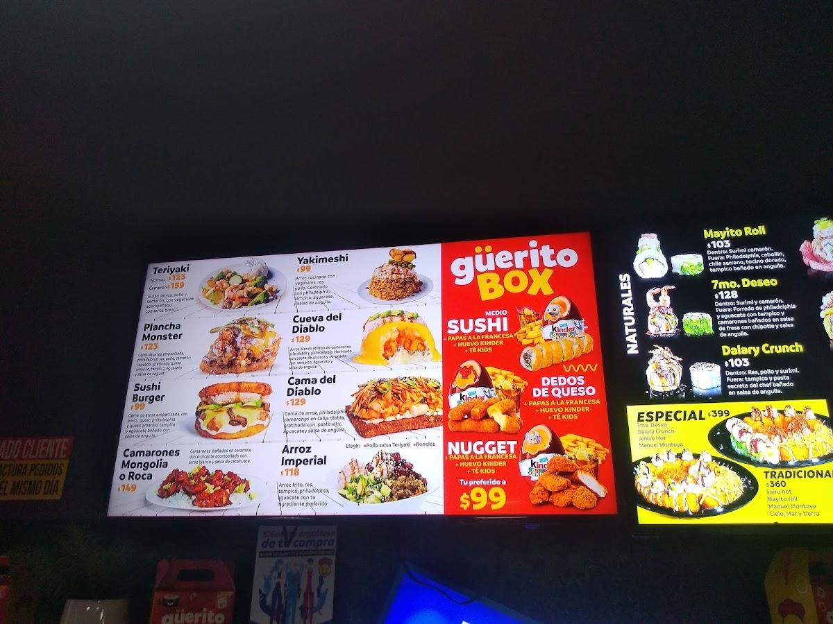 Carta del restaurante GUERO ROLL ️ Guamuchil, Guamúchil