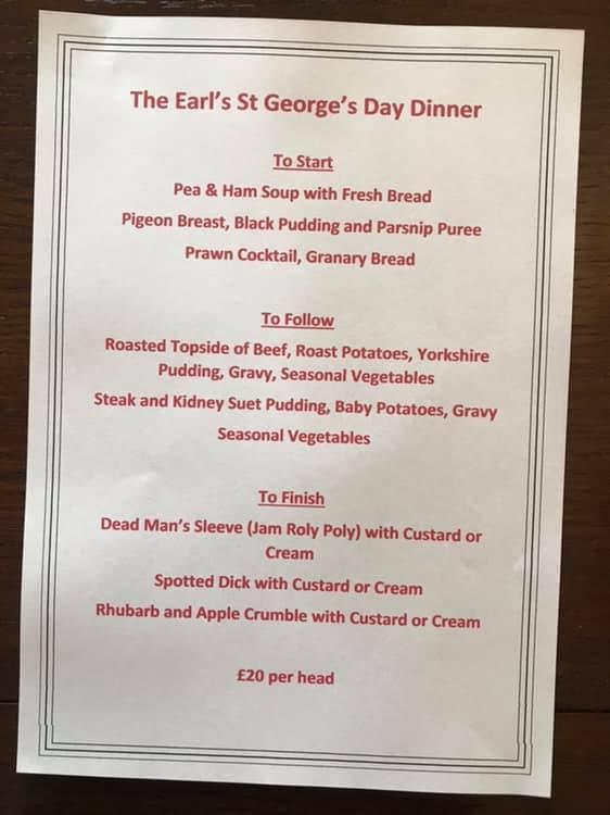 Menu at The Earl of Normanton pub & bar, Amesbury