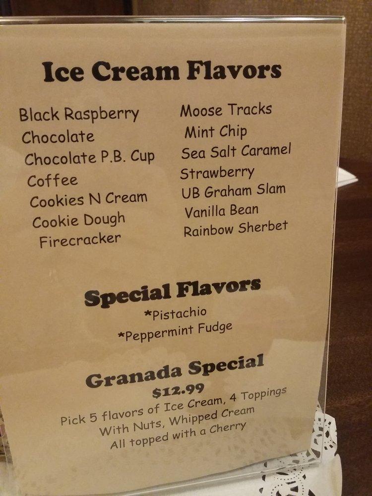 Menu at Parkside Candy desserts, Buffalo, Main St