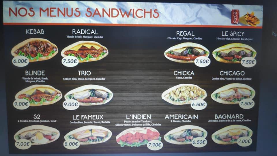 Menu au Le Régal restaurant, Gisors