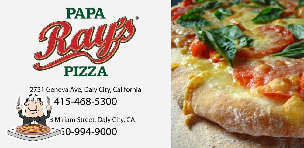 Papa Ray's Pizza, 2731 Geneva Ave in Daly City - Restaurant menu and ...