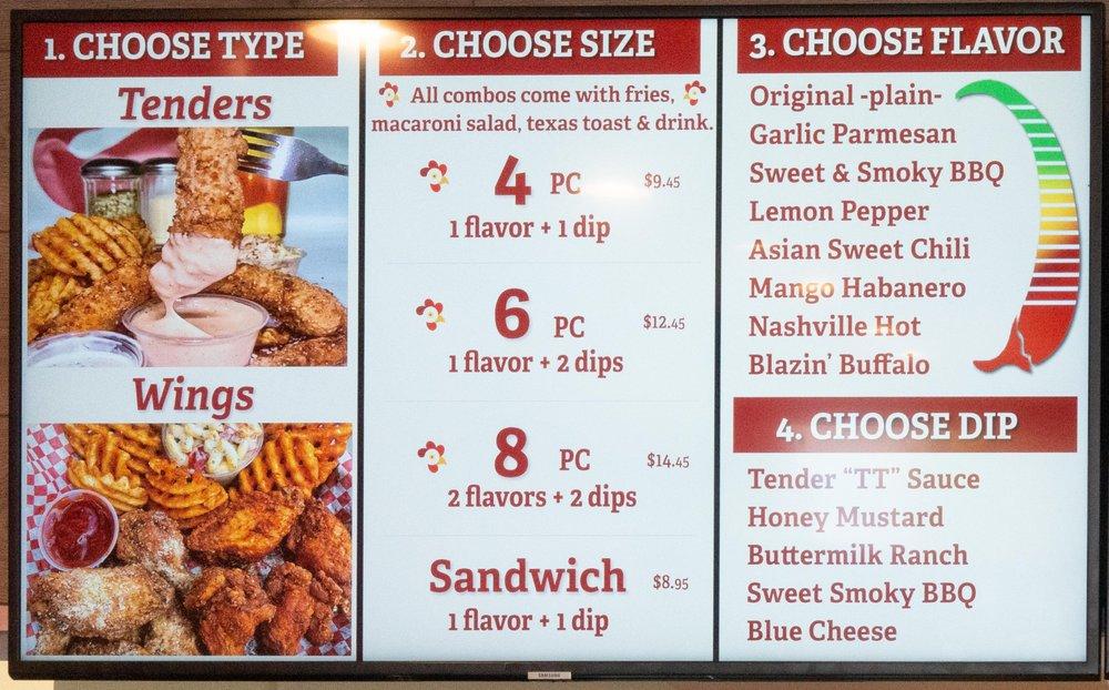 Menu at Top Tenders & Wings - Torrance restaurant, Torrance