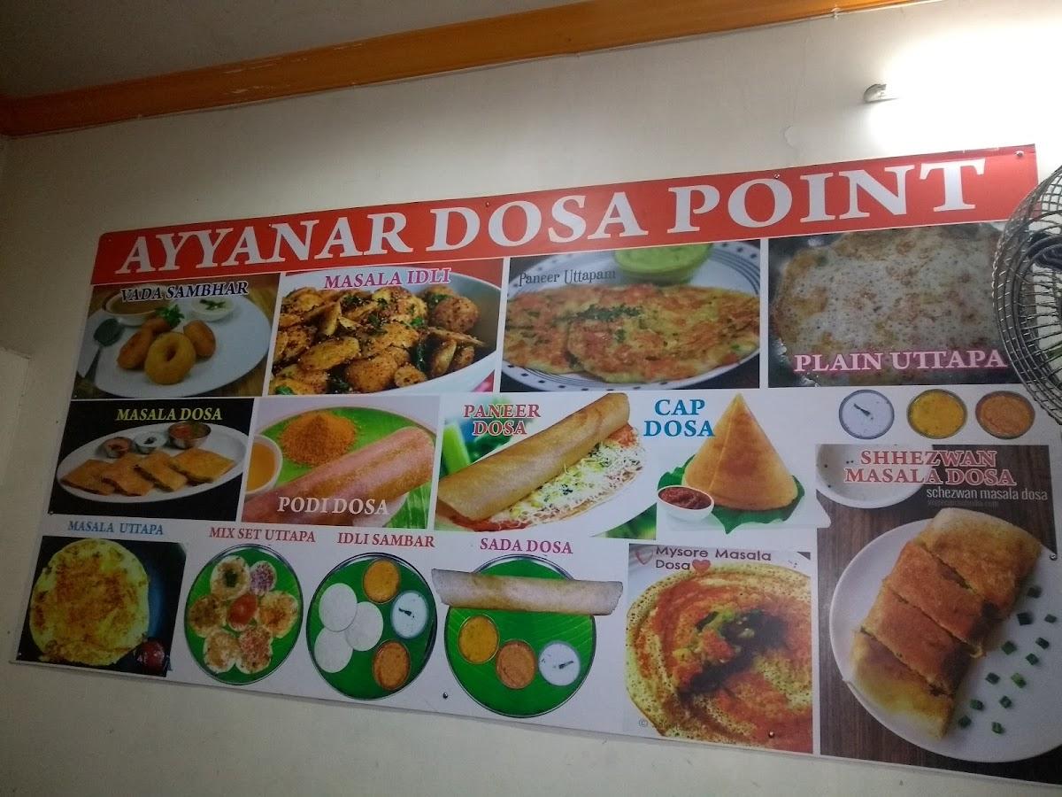 Menu at Ayyanar Dosa Point, Nashik