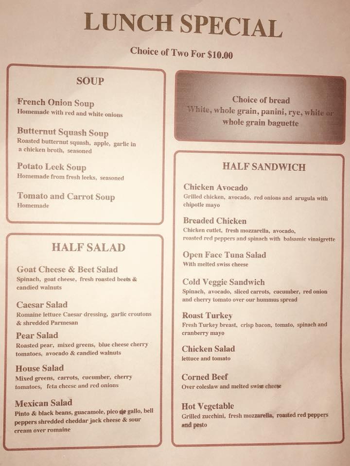 Menu at Stephens Green Bar Restaurant, Tuckahoe
