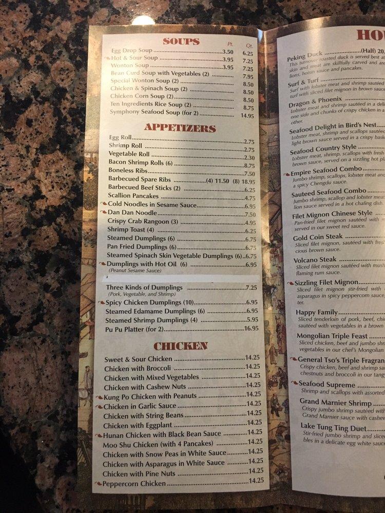 Menu at Hunan Taste Chinese Restaurant, Denville