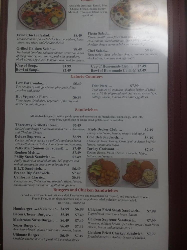 Menu at Madison's Country Cooking restaurant, Del City, 4747 SE 29th St