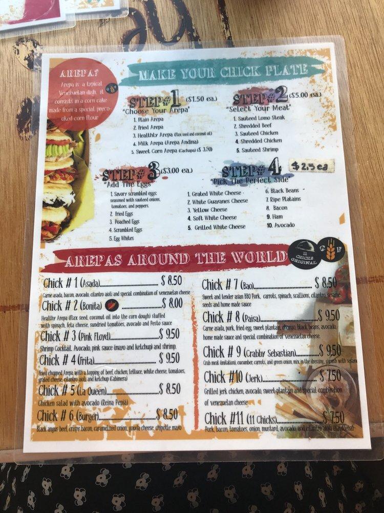 Menu at 11 Chicks Yummy Creations restaurant, Saint Petersburg, 199 Dr ...