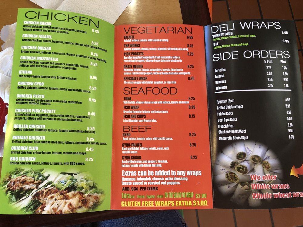 Menu at Pick Pockets Deli restaurant, Groton