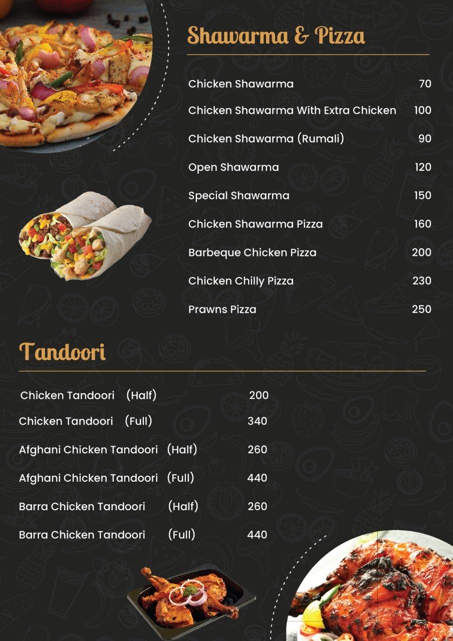 Menu at Shark bite, Mumbai, Nathani Heights