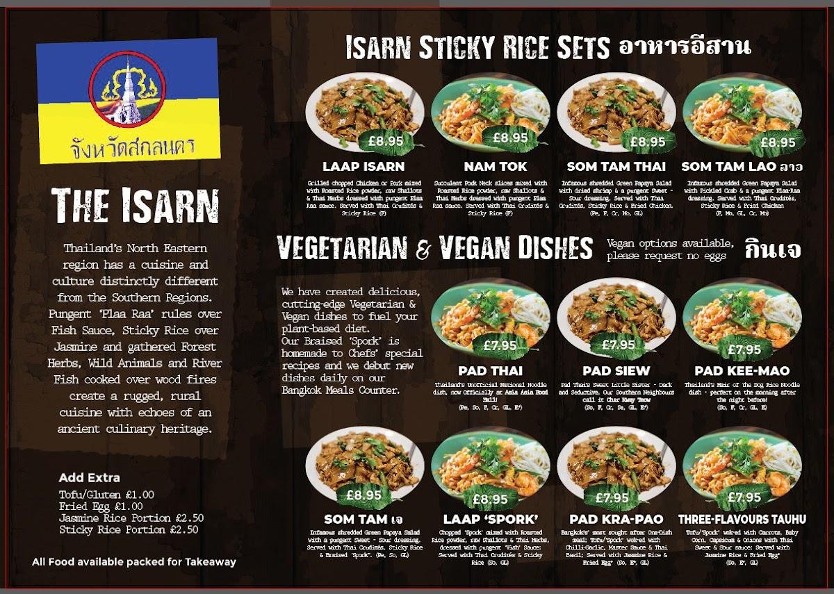 Menu at Bangkok Cafe Birmingham, Birmingham, Plaza