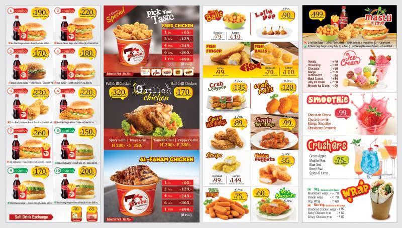 Menu at Seven Eleven Fried Chicken, Tiruchirappalli, Behind Kalaingar ...