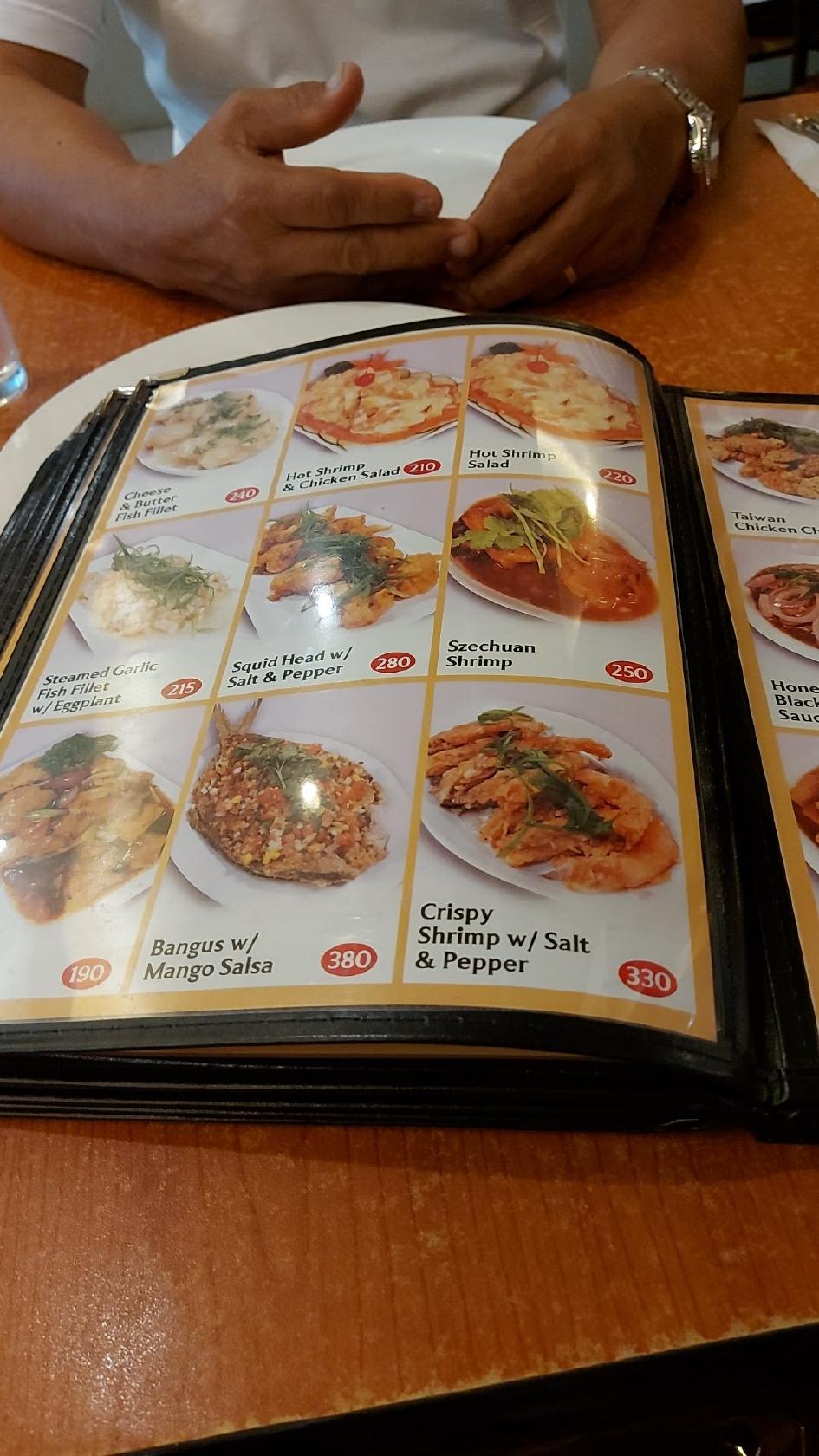 Menu at El Bulakenyo Restaurant, Malolos