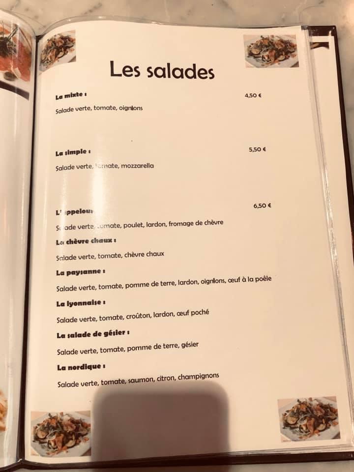Menu au Pizzeria trattoria, Boën-sur-Lignon