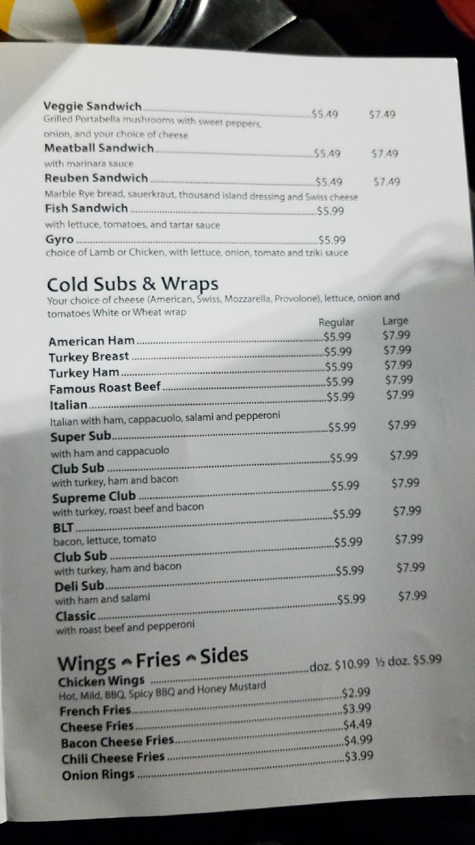 Menu at New York Chill And Grill restaurant, Endwell