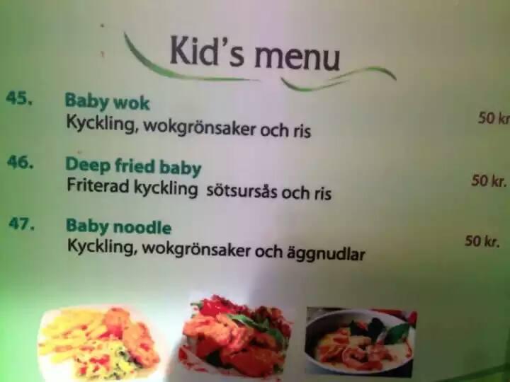 Menu at 3 Little Piggies cafe, Cork