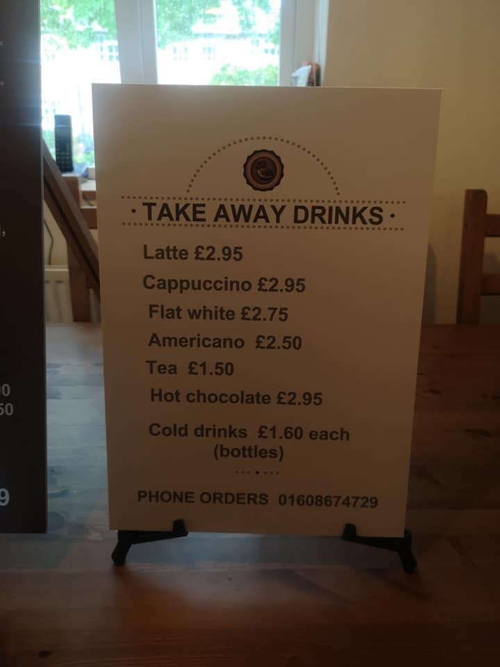 Menu at COTSWOLD CAFE / PATS BAPS, Blockley