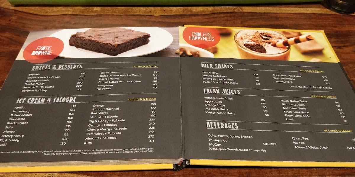 Menu at Haribhavanam - SKP, Coimbatore, 64