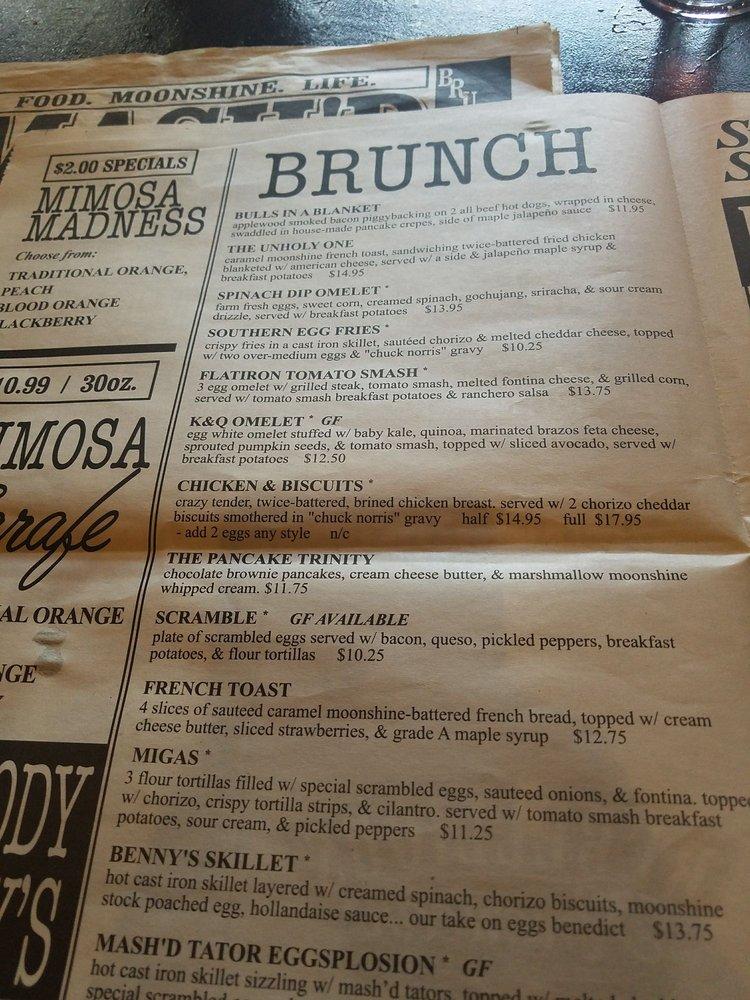 Menu at MashD The Rim pub & bar, San Antonio