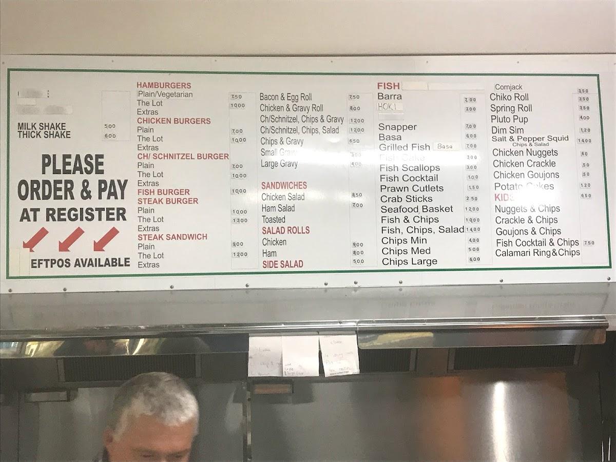 Menu at Wok In Hay Aussie & Thai Takeaway restaurant, Hay