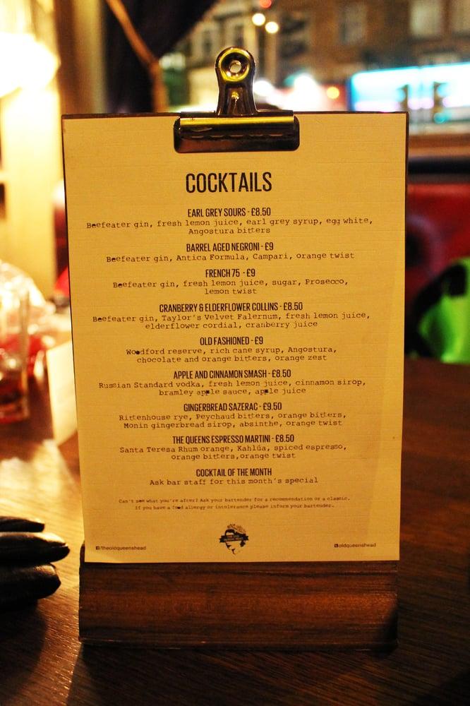 Menu at Lucky Chip restaurant, London, 44 Essex Rd