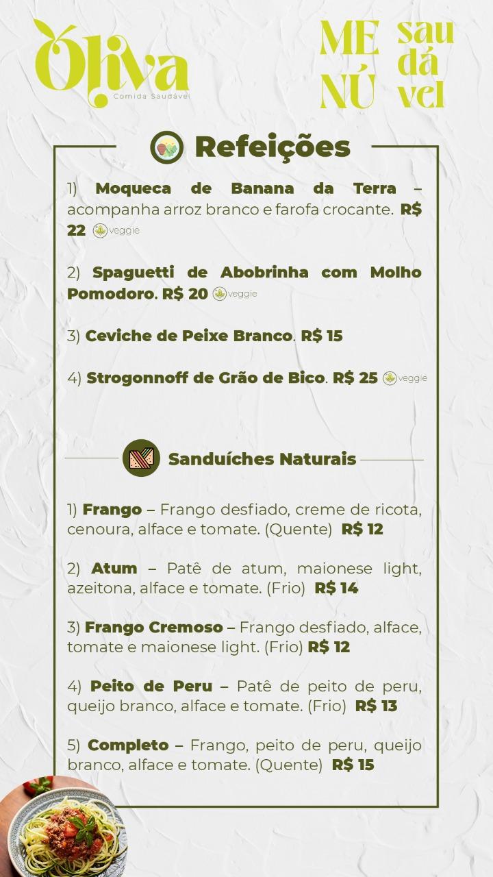 Menu em OLIVA FOOD restaurante, Brasília