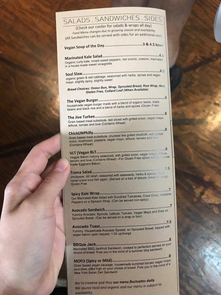 Menu at Humanitree House pub & bar, Augusta, 305 8th St
