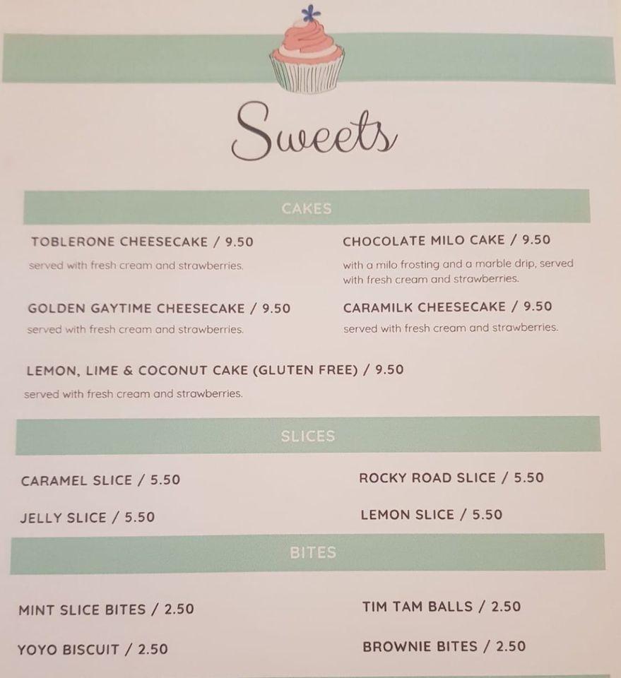 Menu at Founders & Co restaurant, Lara