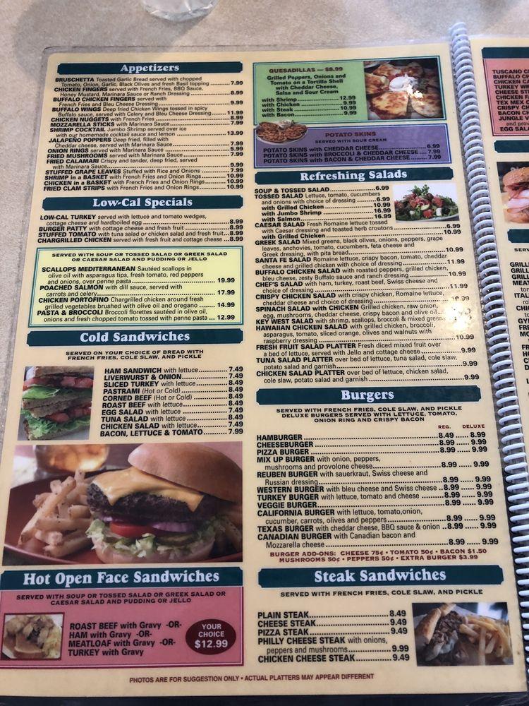 Menu at Rt. 130 Diner restaurant, Delran