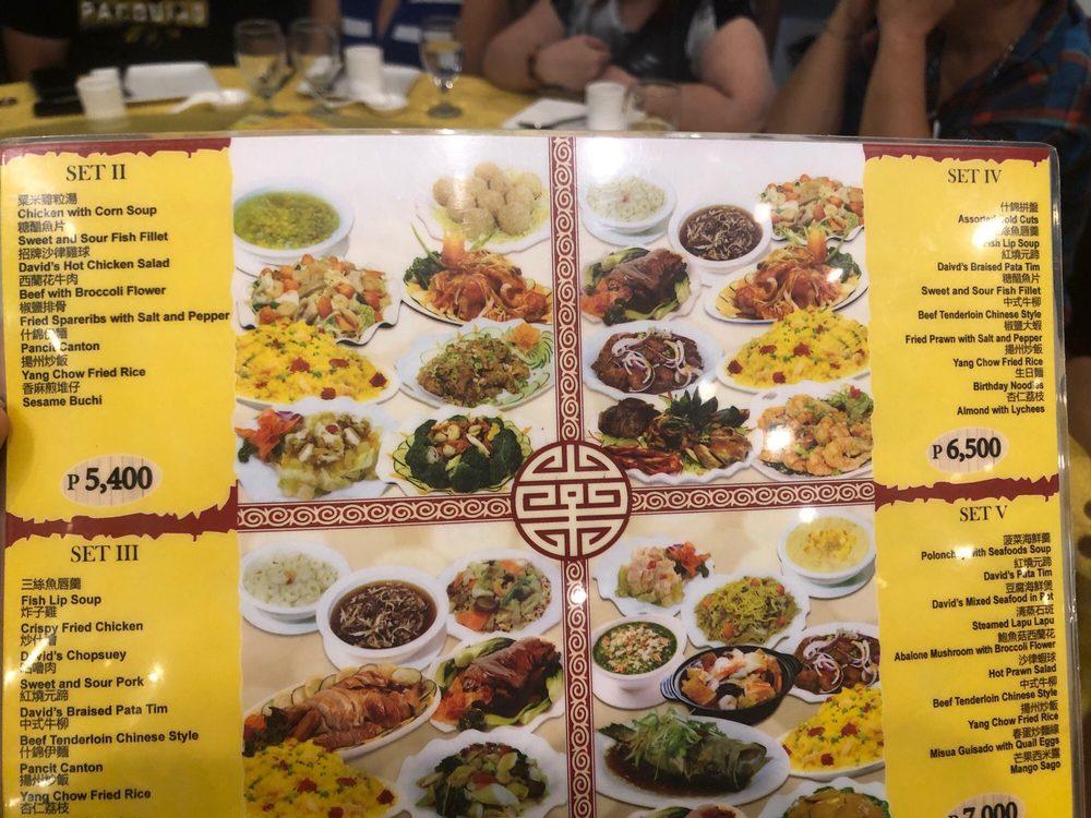 Menu at Davids Tea House - Restaurant (City Time Square, Cebu), Mandaue ...