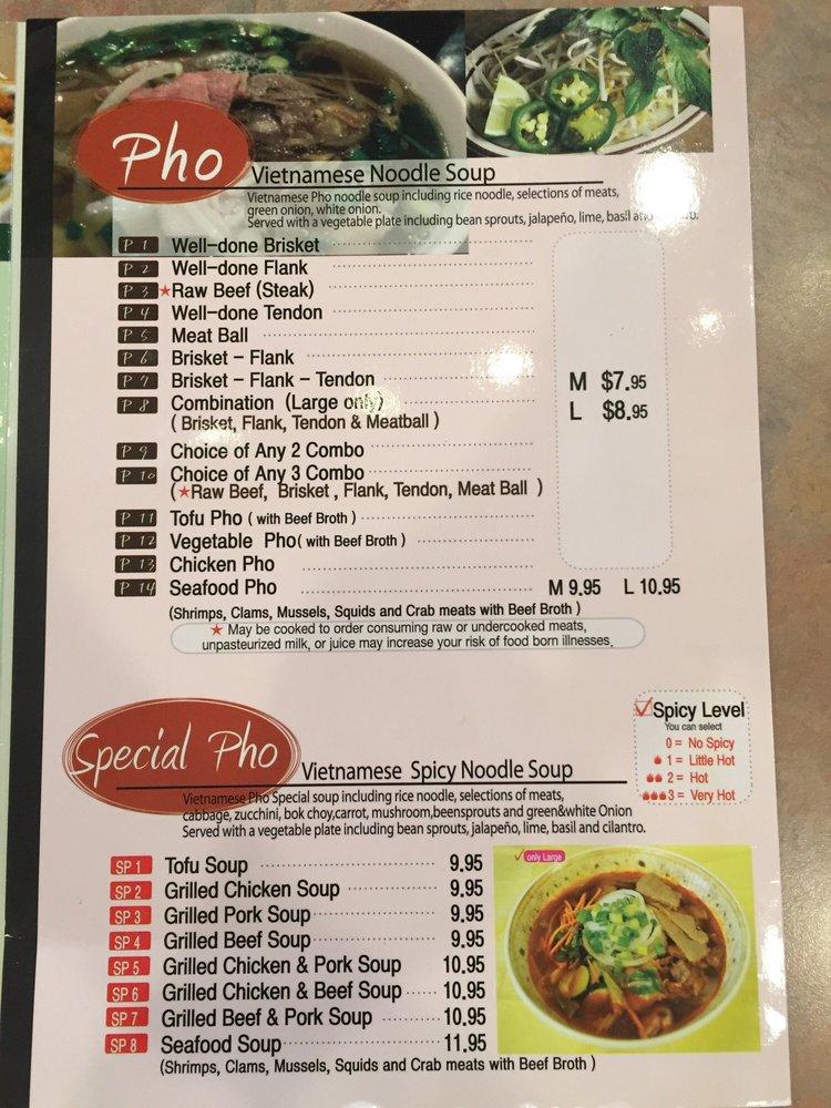 Menu at Pho Ever & Wok restaurant, Puyallup, Canyon Rd E Ste 47