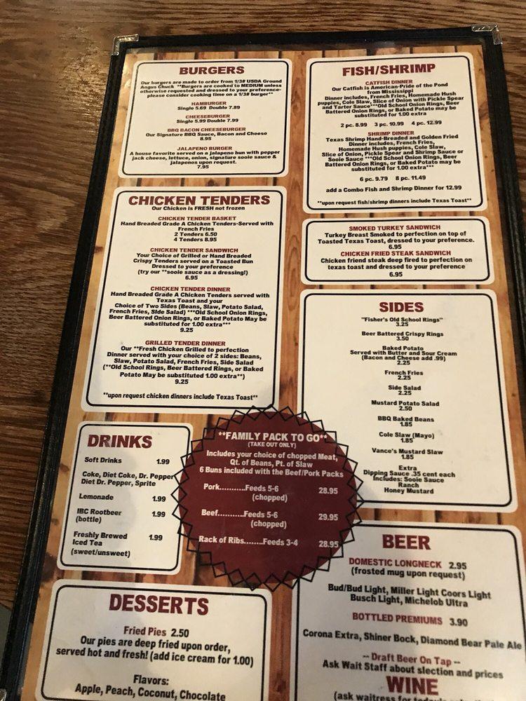 Menu at Scott Station BBQ, Scott