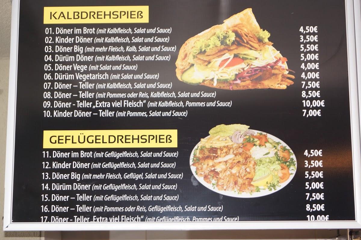 Speisekarte von Istanbul Döner restaurant, Tornesch