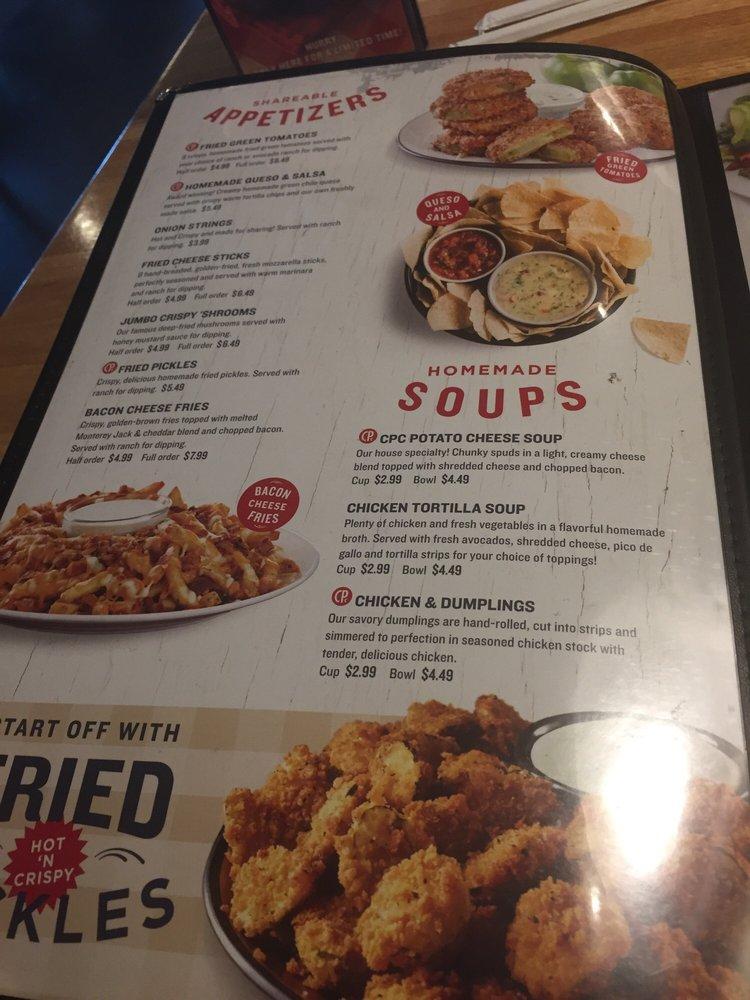 Menu at Cotton Patch Cafe, Cedar Hill