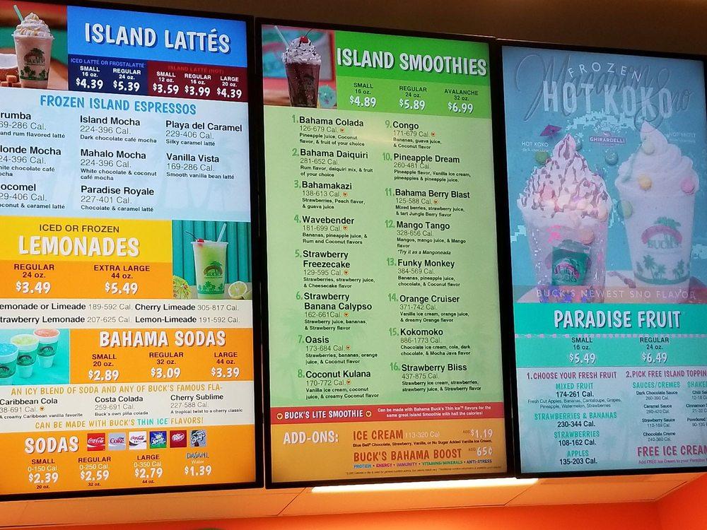 Menu at Bahama Buck's - Centennial pub & bar, Centennial