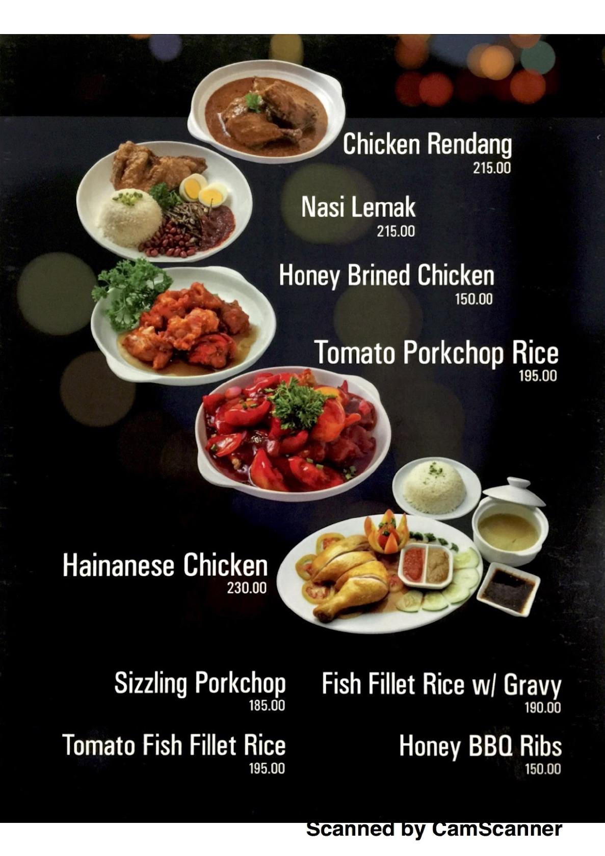 Menu at Bugis Singapore Street Food restaurant, Quezon City, 78 Nicanor ...