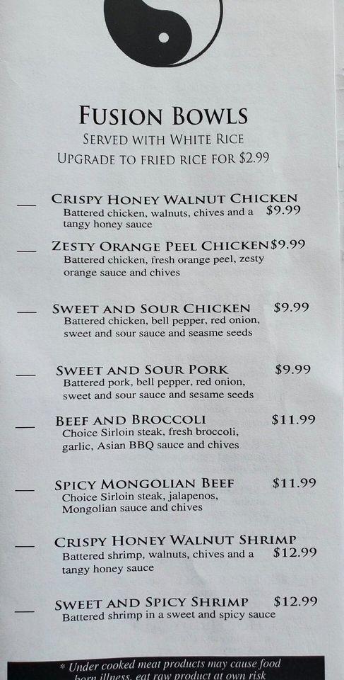 Menu at Morey's Steakhouse, Burley