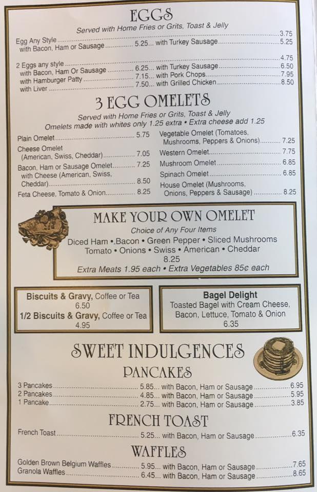 Menu at Toasted Café cafe, Margate