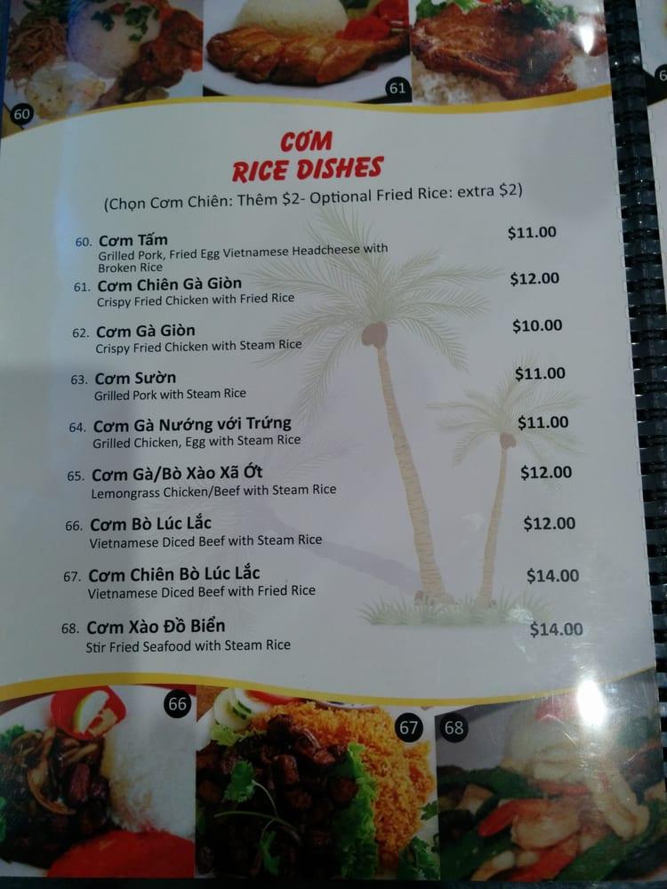 Menu at Hủ Tiếu Mì BẾN TRE restaurant, Morley
