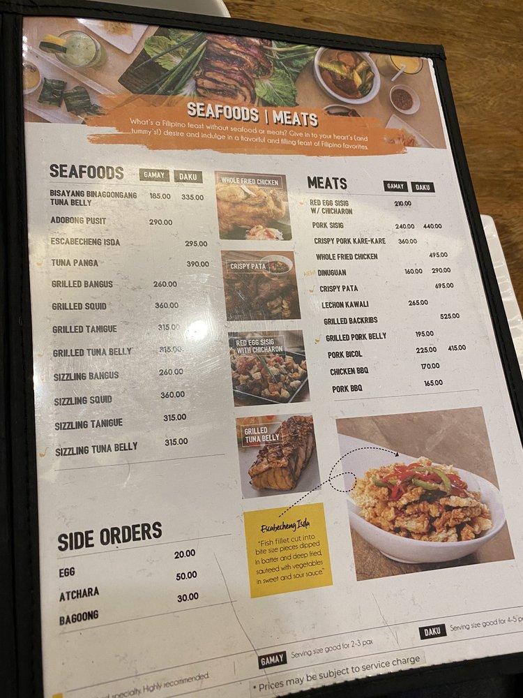 Menu at Hukad, Parañaque, Dr. A. Santos Avenue 2nd Floor BF Homes