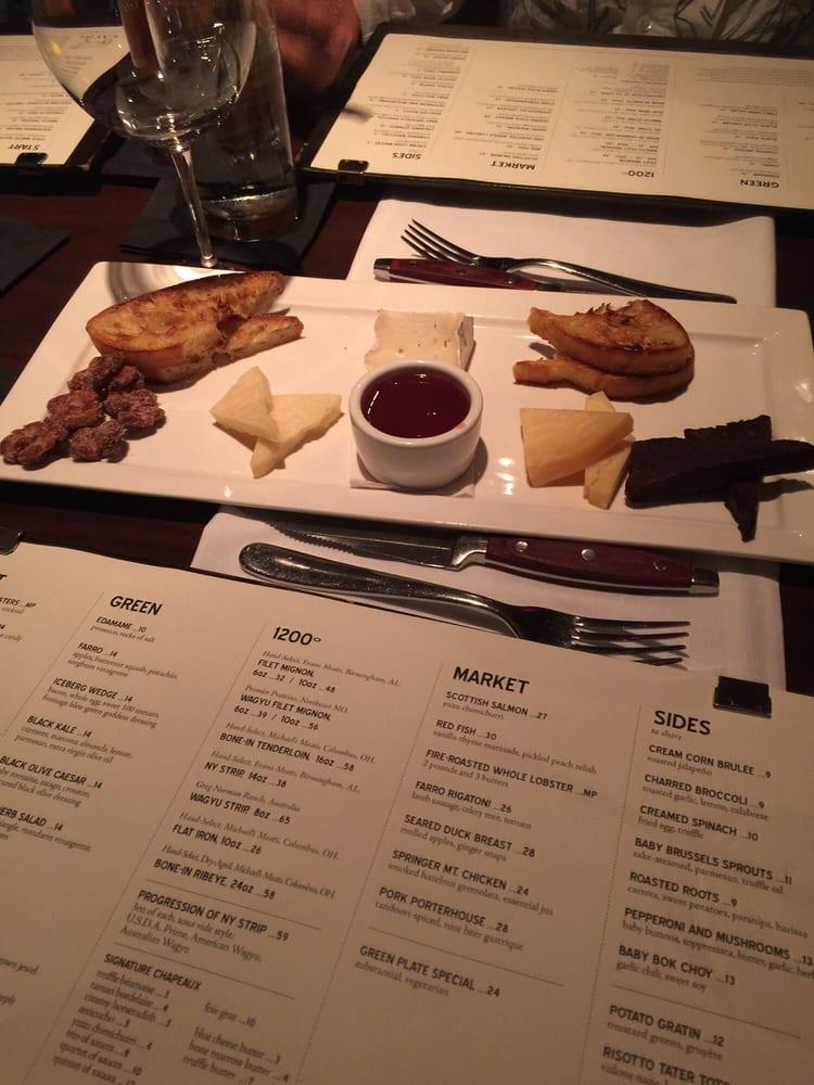 Menu at Kayne Prime Steakhouse, Nashville