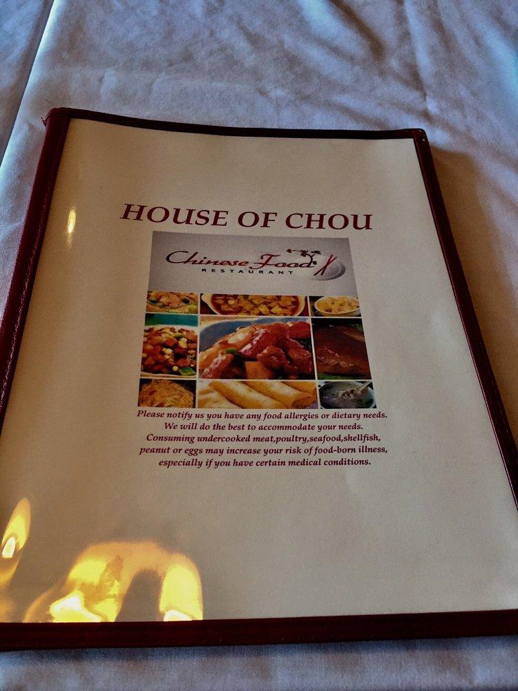 Menu at House Of Chou restaurant, Lake Ridge